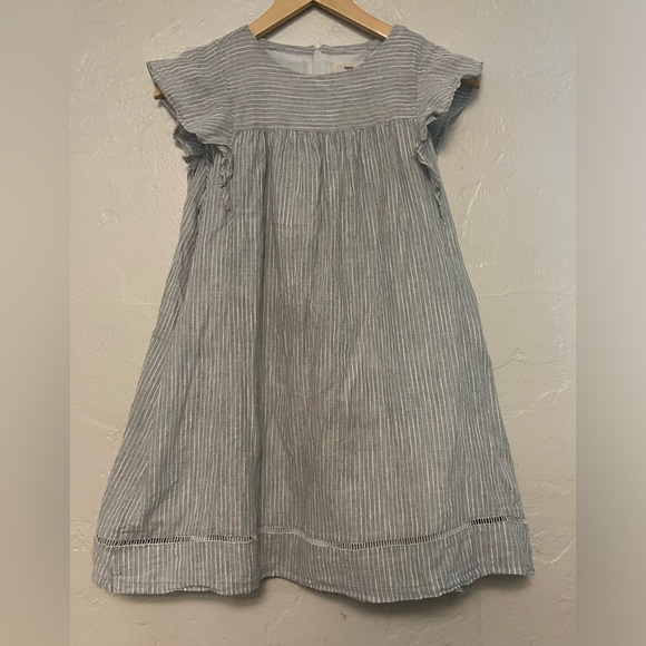 Vintage 316 | Tops | Vintage 36 Gray White Striped Cotton Baby Doll ...